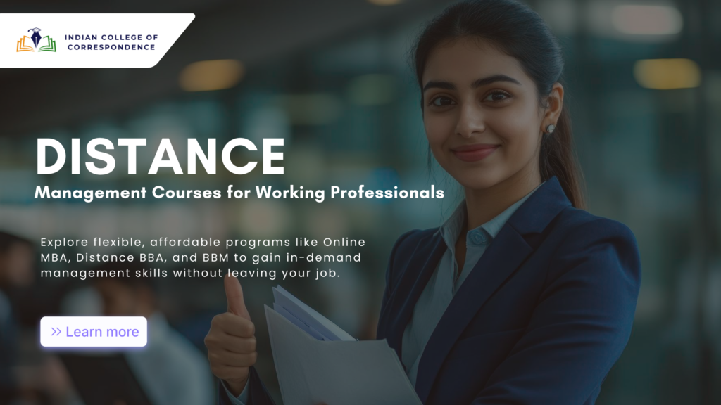 Top 5 Distance Management Courses for Working Professionals
